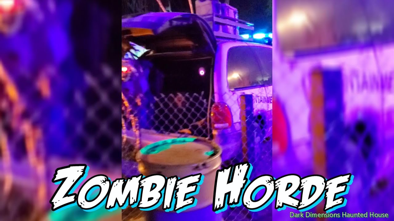 Zombie Horde Haunted House Trail at SeaWorld San Antonio Howl-O-Scream ...