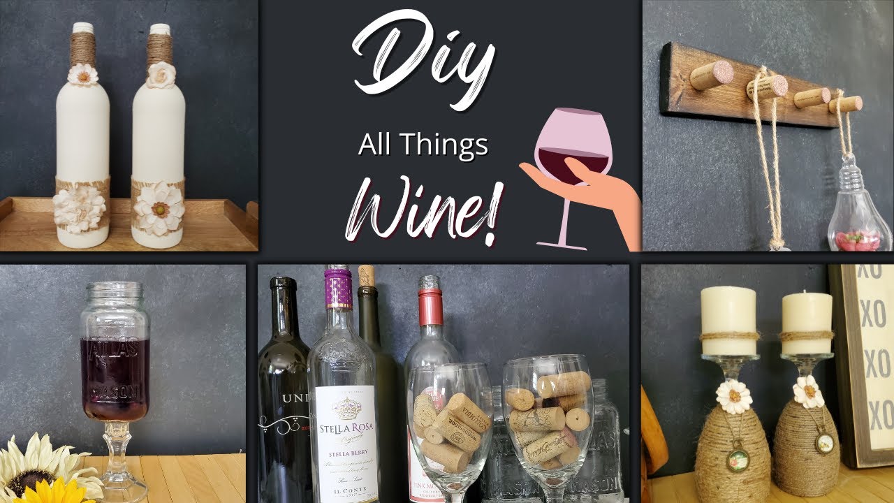 Diy Ideas For Wine Wine Bottle Decor: DIY Ideas For Wine Bottle