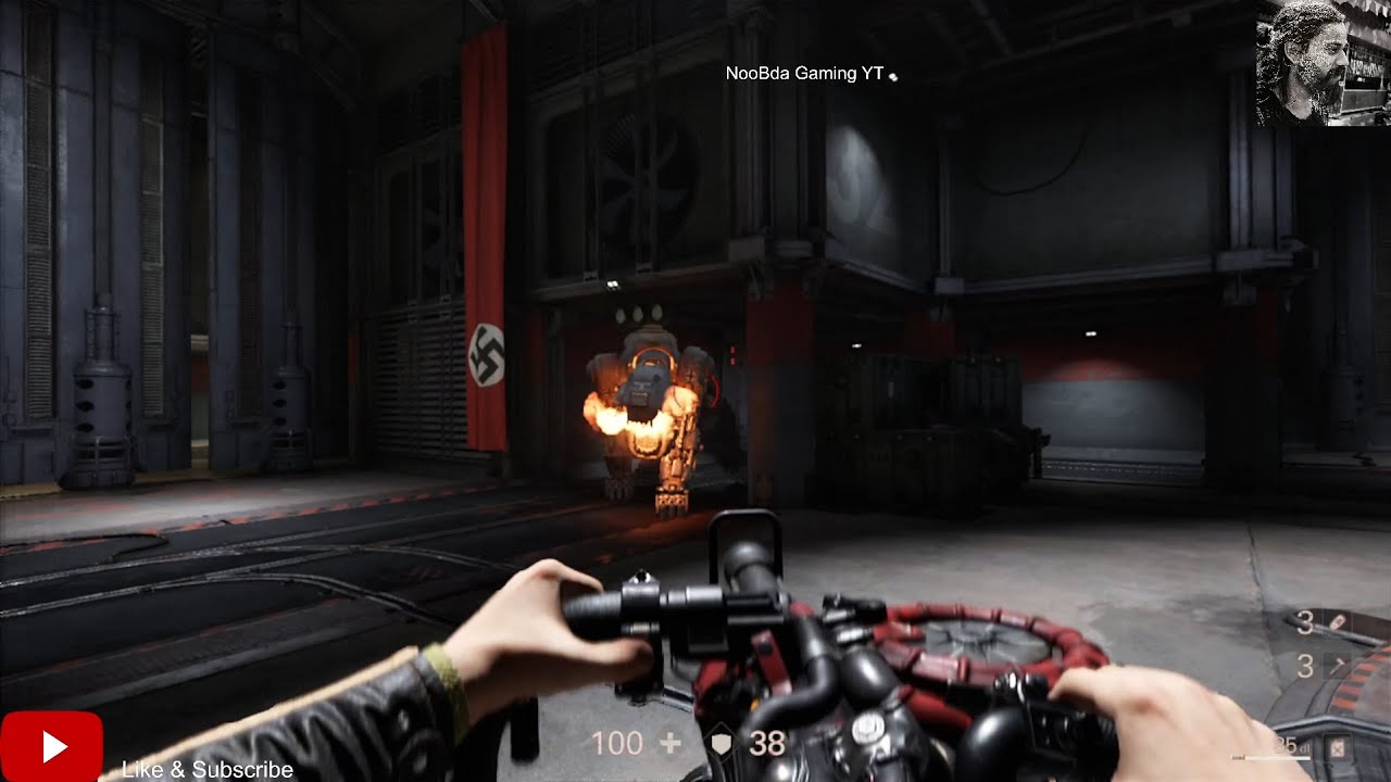 #wolfenstein II The New Colossus | THE BIG ROBOT DOG | 2K ULTRA HD ...