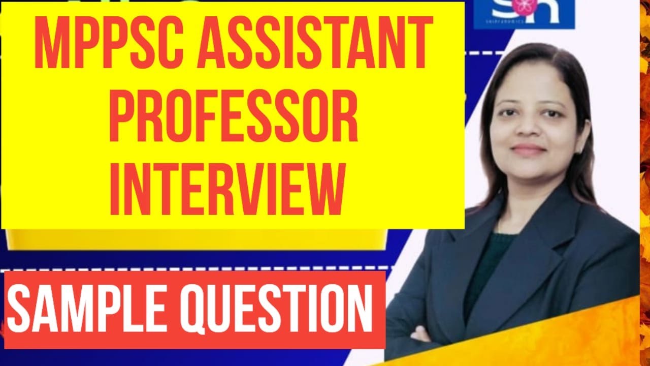 MP Assistant Professor Interview | Important Questions - YouTube