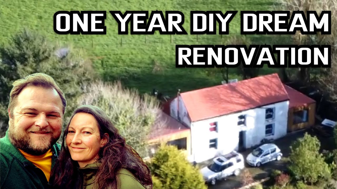 1 YEAR TIMELAPSE Building Dream Homestead in the Irish Countryside 250 ...