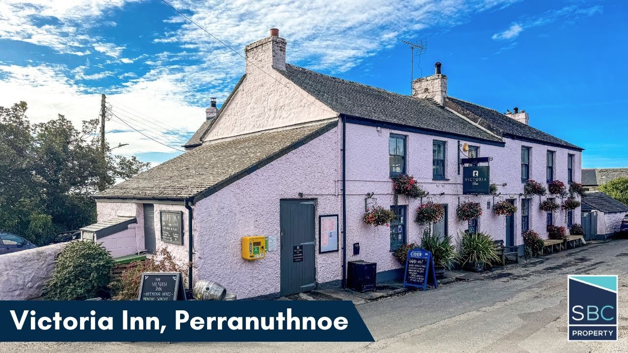 Cornish Historic Inn for Sale | Victoria Inn, Perranuthnoe - YouTube