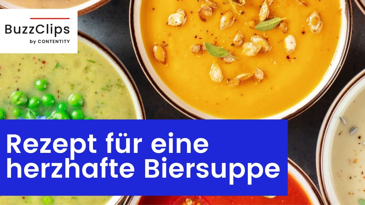 Rezept für eine herzhafte Biersuppe - YouTube