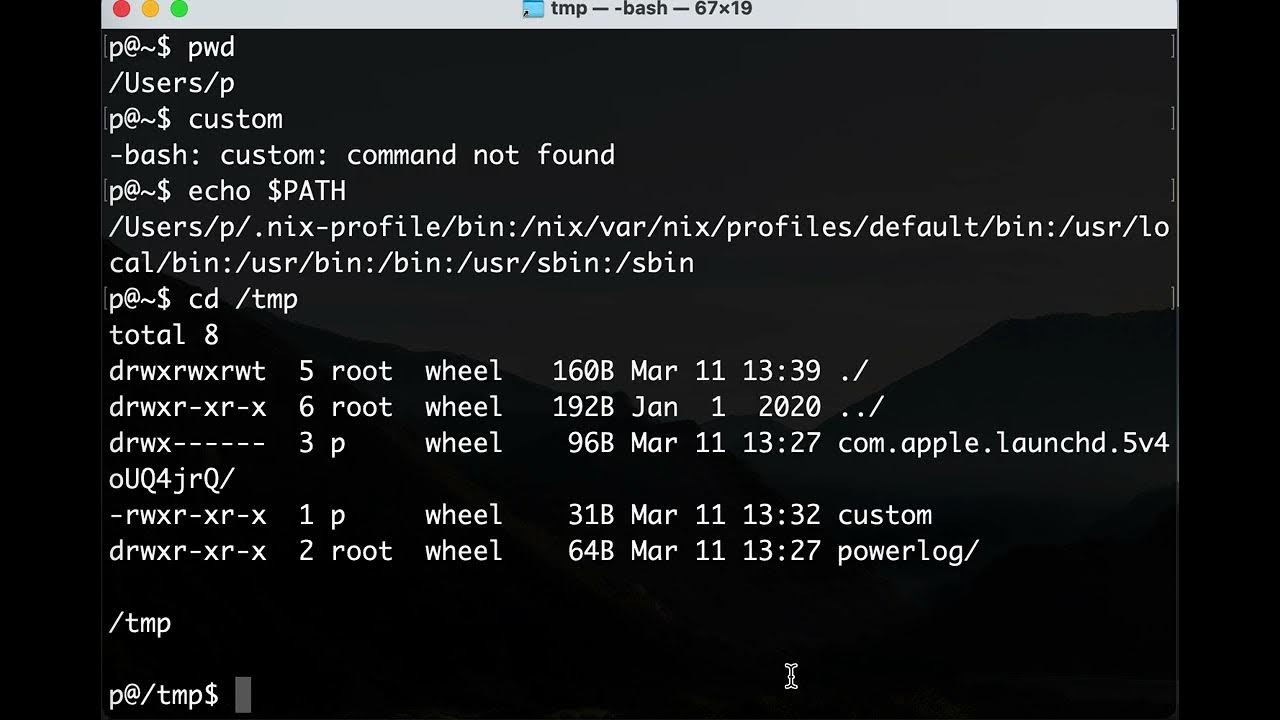 Run custom command anywhere - YouTube