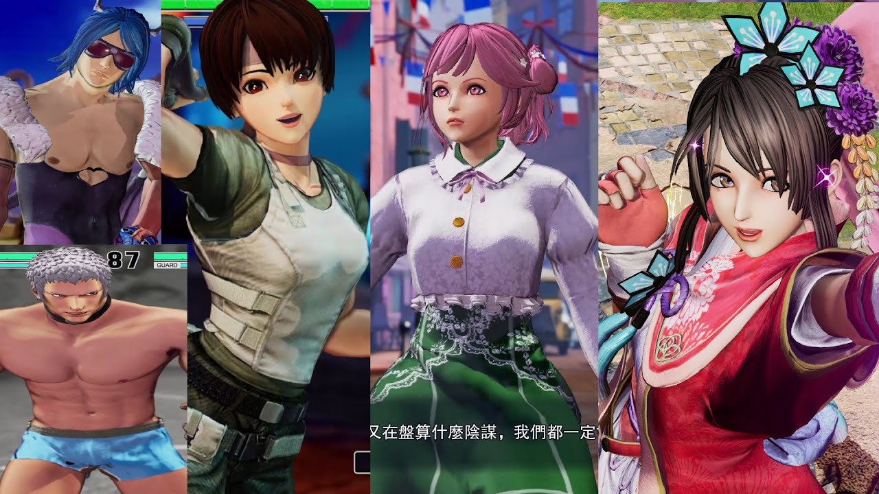 KOF war- Athena, Yuri, Mai, Rebecca Ryona，Iori, Shingo, Robert, Krohnen ...