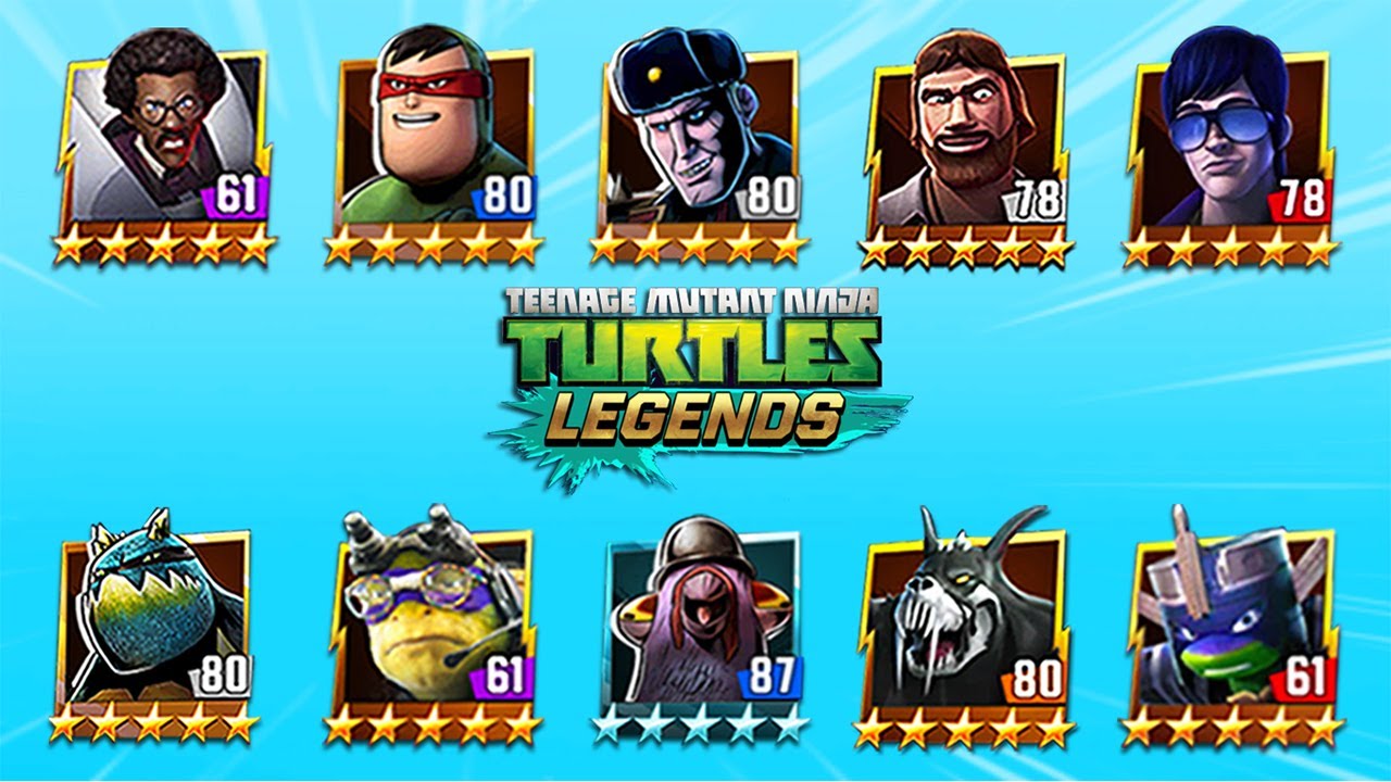 TMNT Legends Hun, Steranko, Pulverizer, Chris Bradford, Baxter Stockman ...