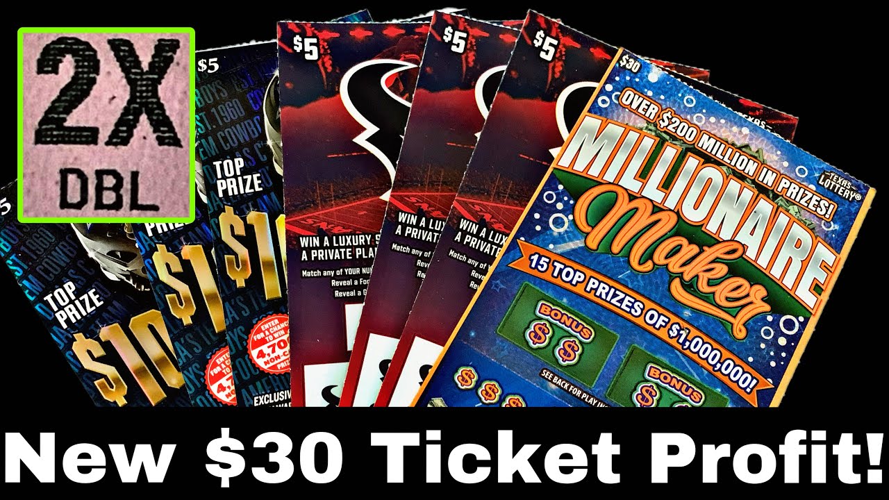 $30 BIG TICKET CAME THROUGH WITH A 2X! NEW TEXAS LOTTERY TICKETS! - YouTube