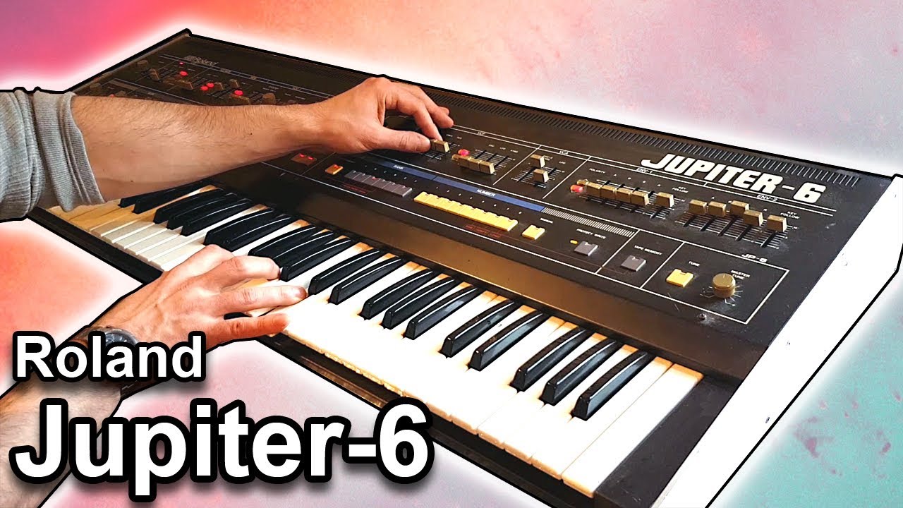ROLAND JUPITER-6 | Relaxing ambient drone music soundscape 【SYNTH DEMO ...