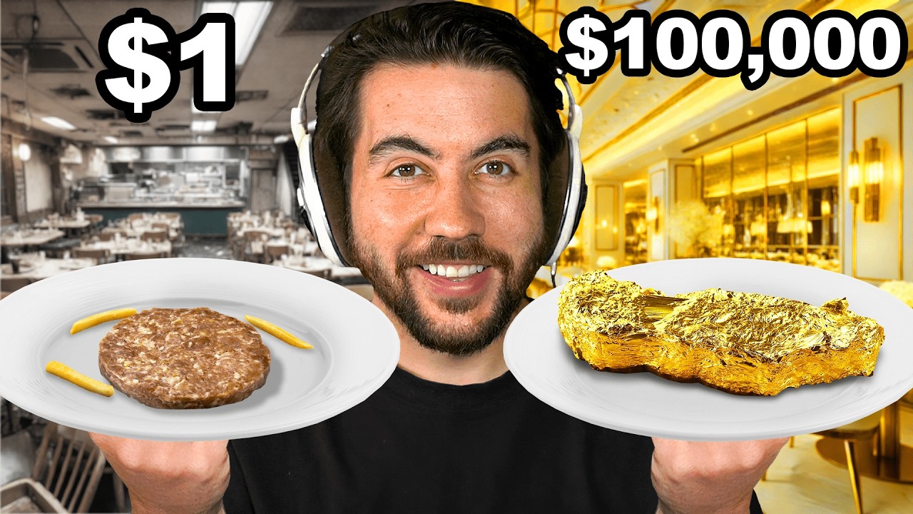 $1 vs $1,000,000 Food - YouTube