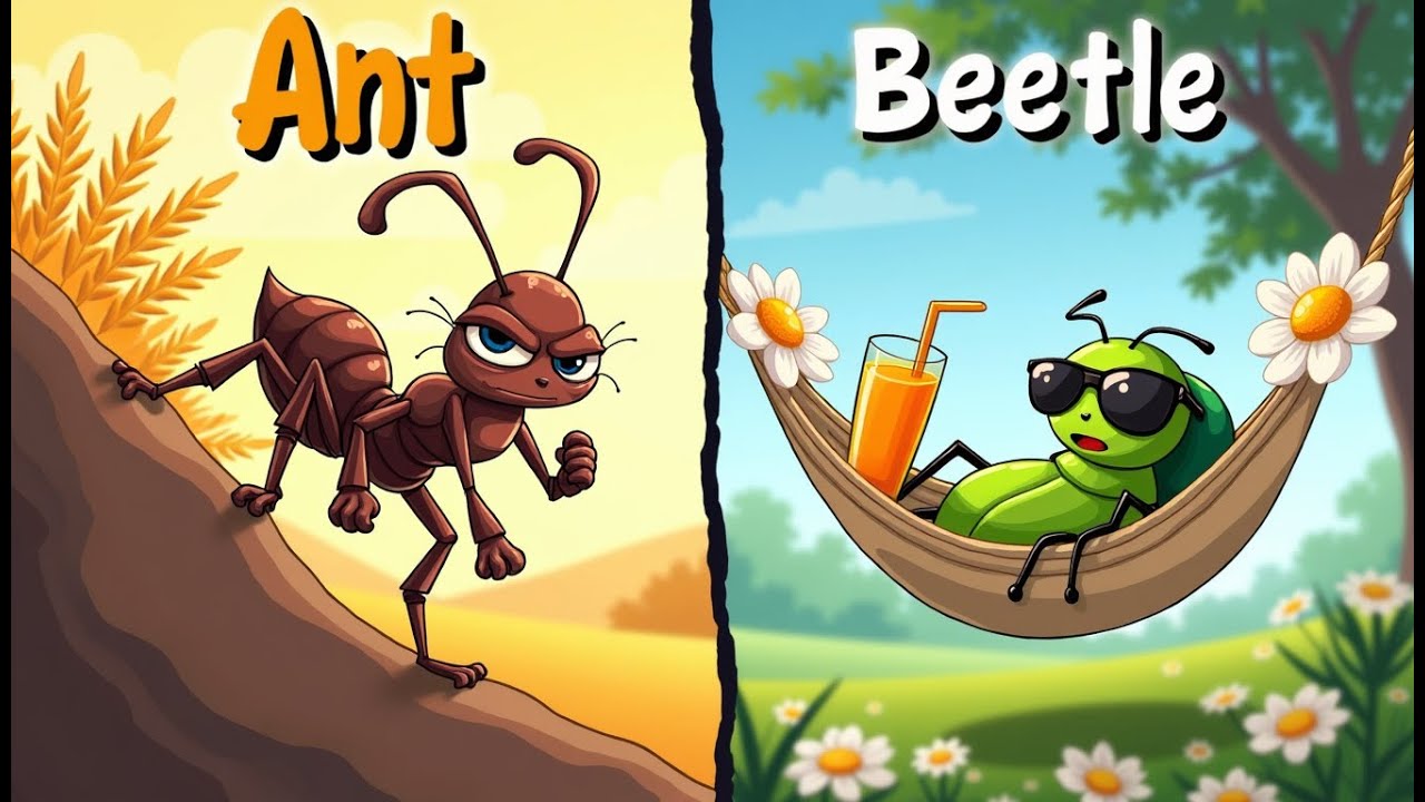 What Happens When a Lazy Beetle Meets a Busy Ant? - YouTube