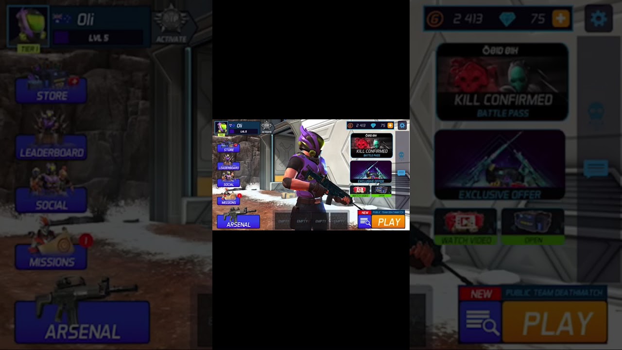 Mask gun game with play - YouTube