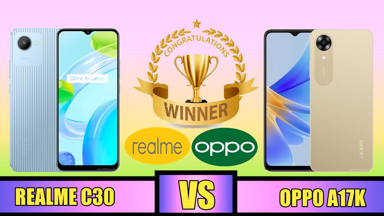 Realme C30 VS Oppo A17k - YouTube