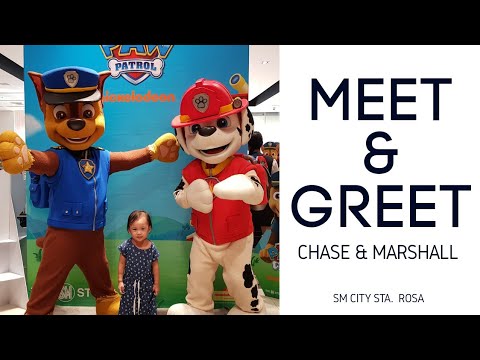 Meet & Greet - Chase & Marshall from Paw Patrol - YouTube