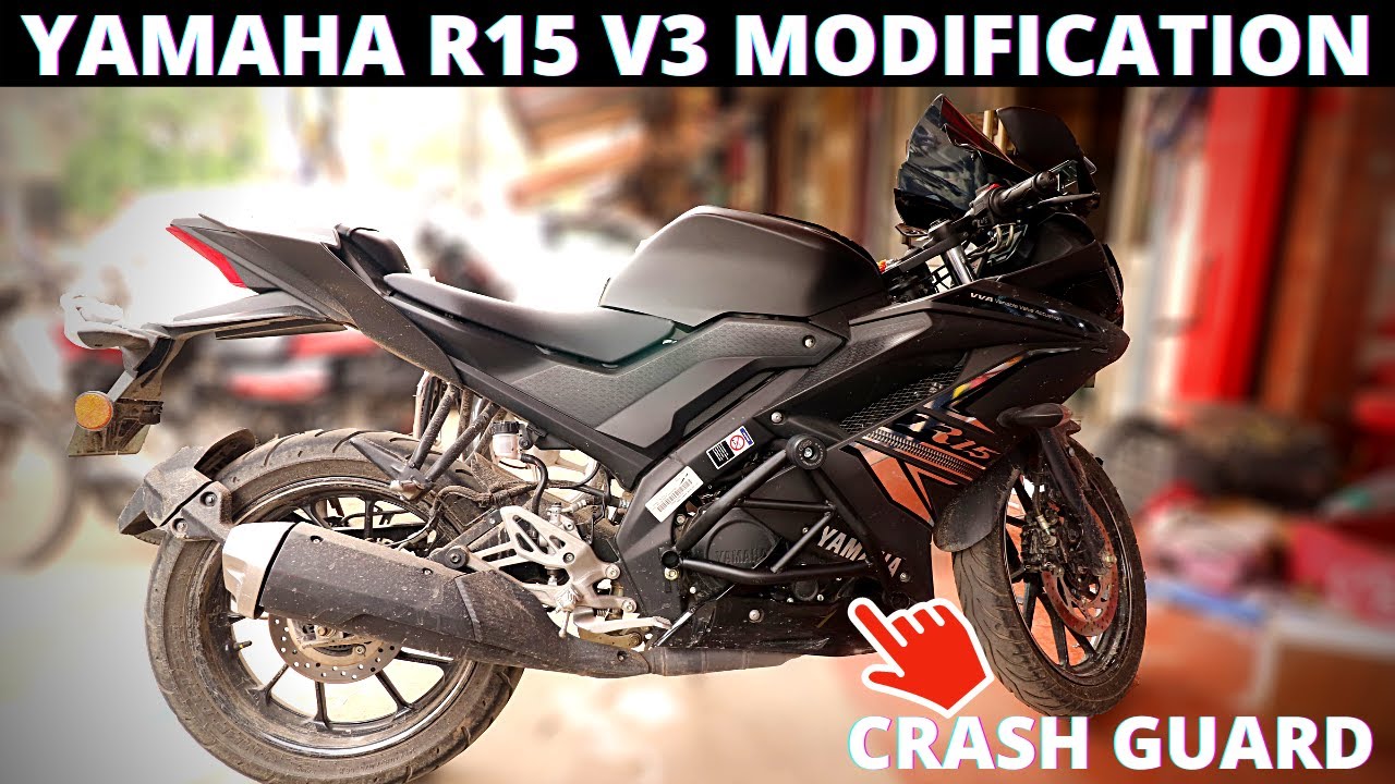 Yamaha R15 V3 Crash Guard Modification | Born Creator - YouTube