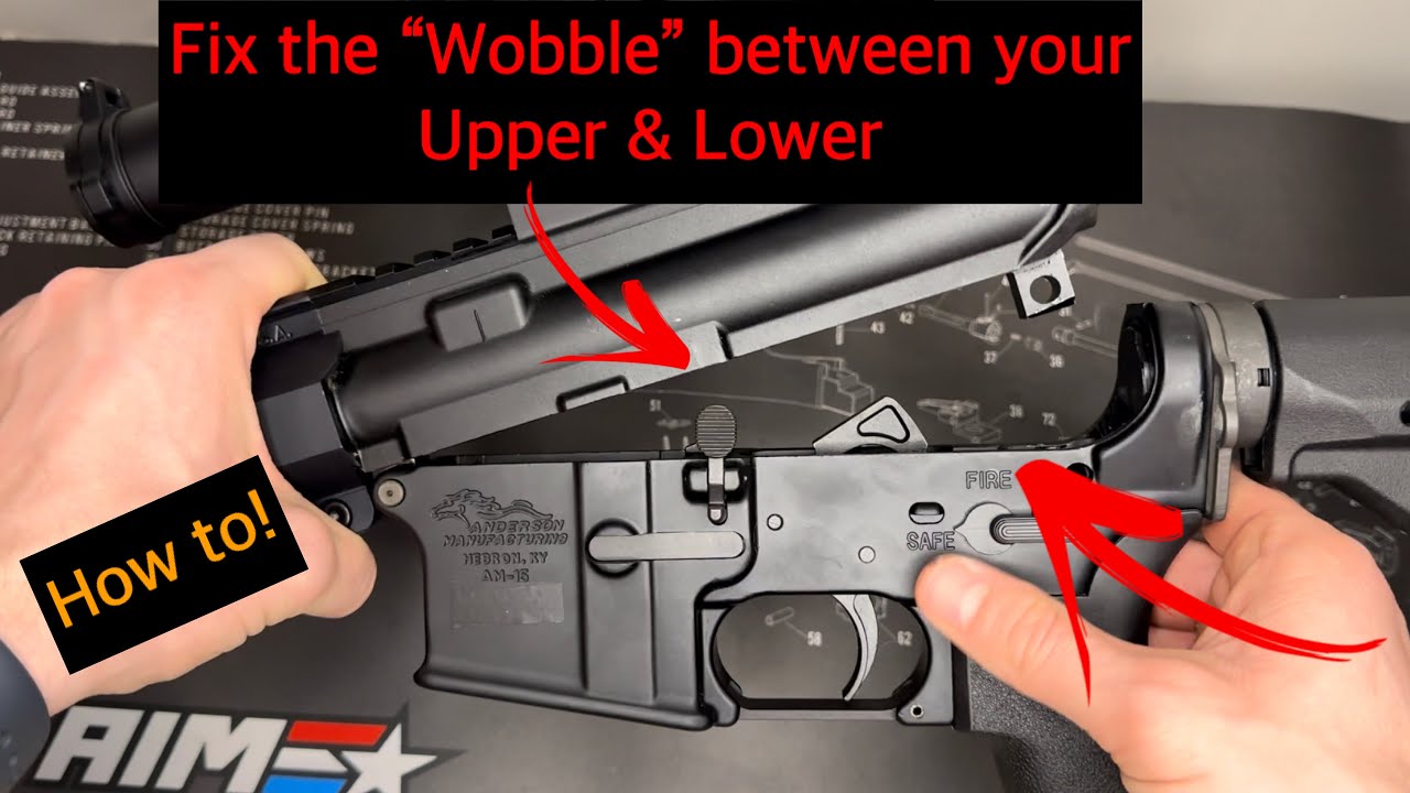 How to fix “Wobble” between AR Upper and Lower - YouTube