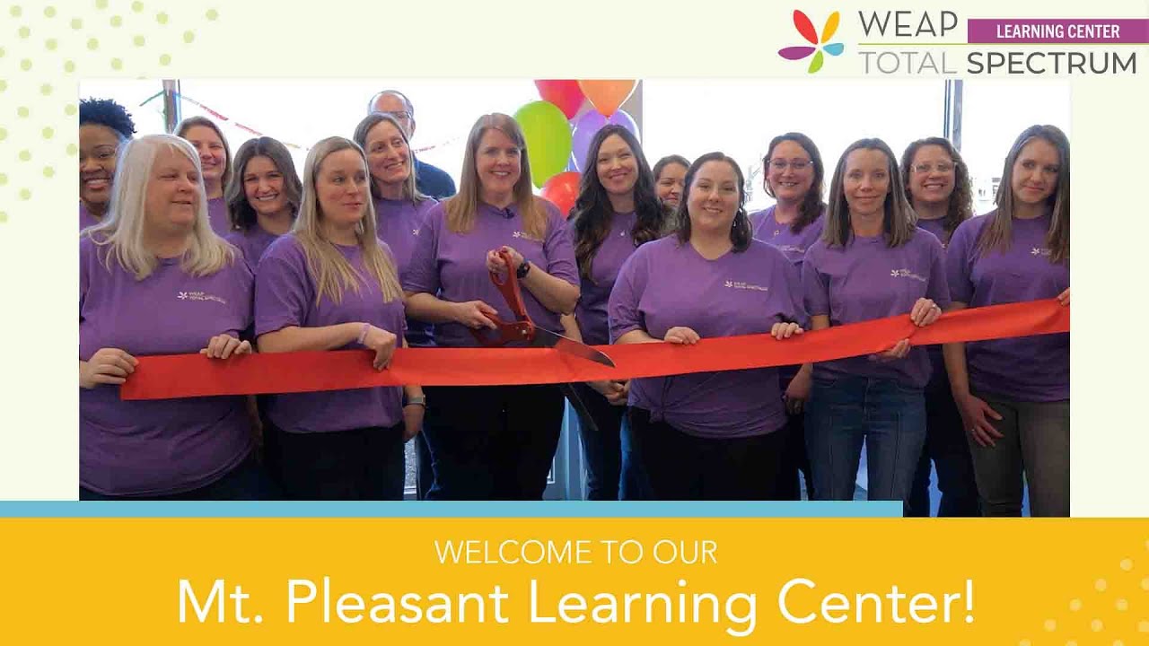 Mt Pleasant Learning Center Ribbon Cutting I WEAP/Total Spectrum - YouTube