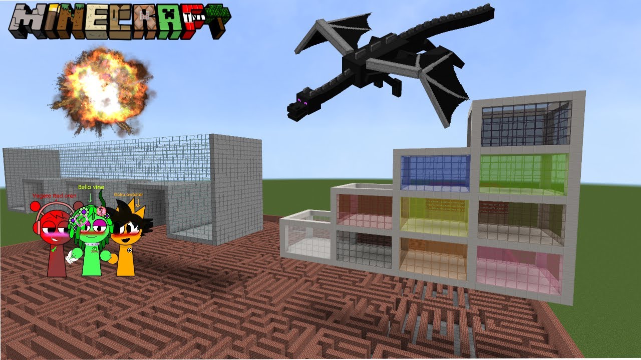 Sprunki vs Horror Sprunki in Minecraft All New Inc Minecraft TNT - YouTube