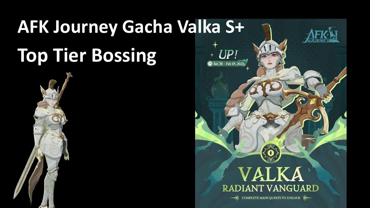 AFK Journey Valka Rate UP | Gacha sampai S+ dan Test - YouTube