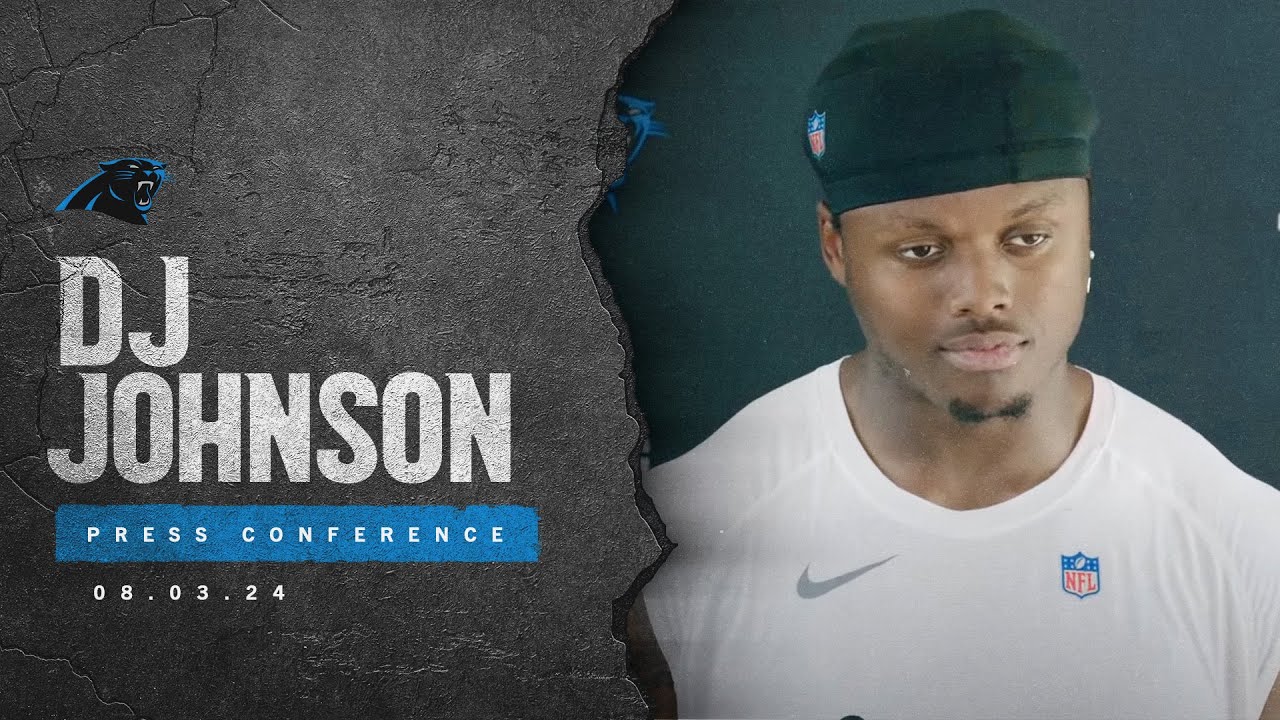 D.J. Johnson talks growth in his second year - YouTube