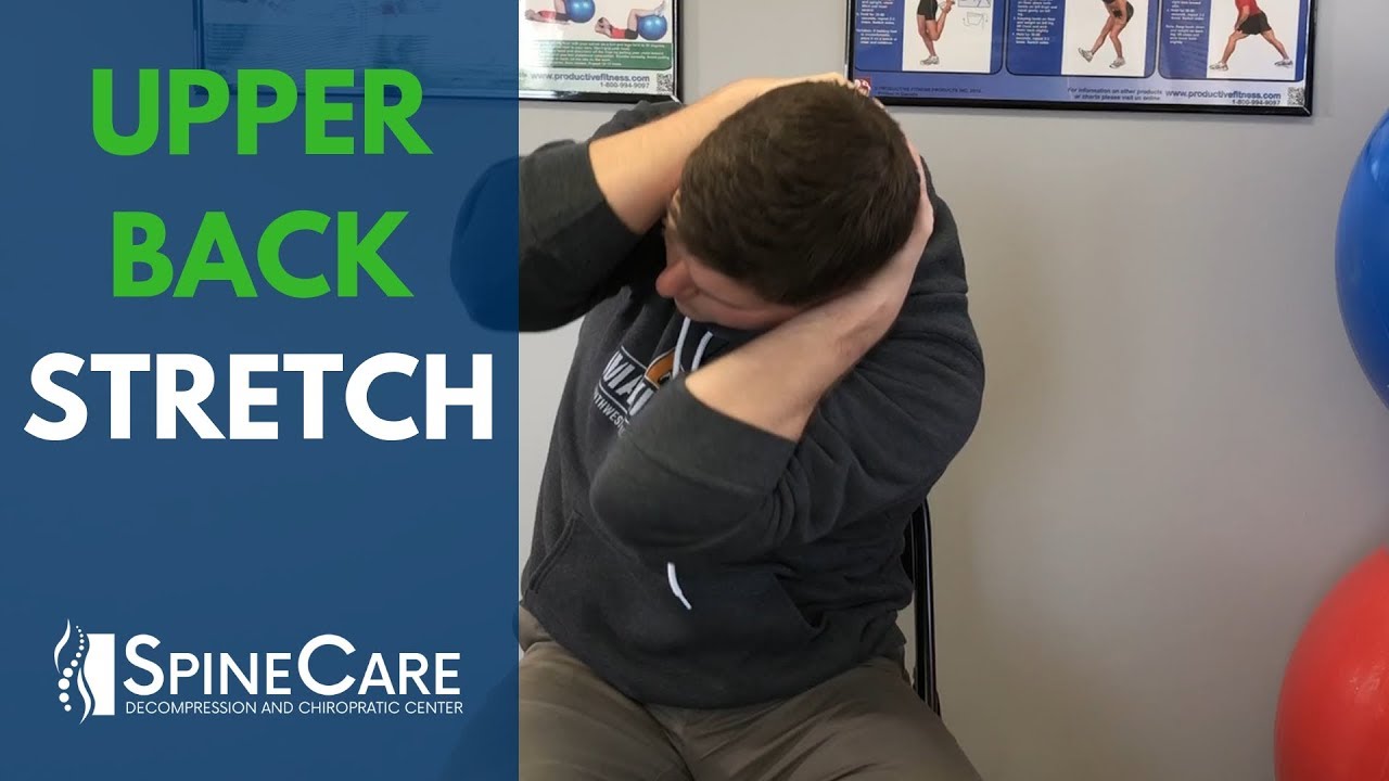 Upper Back Stretch (Shown by St. Joseph, MI Chiropractor) - YouTube