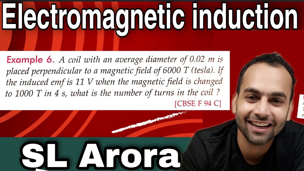 Ex-6 Electromagnetic Induction (EMI) Numericals from Sl arora 12th ...