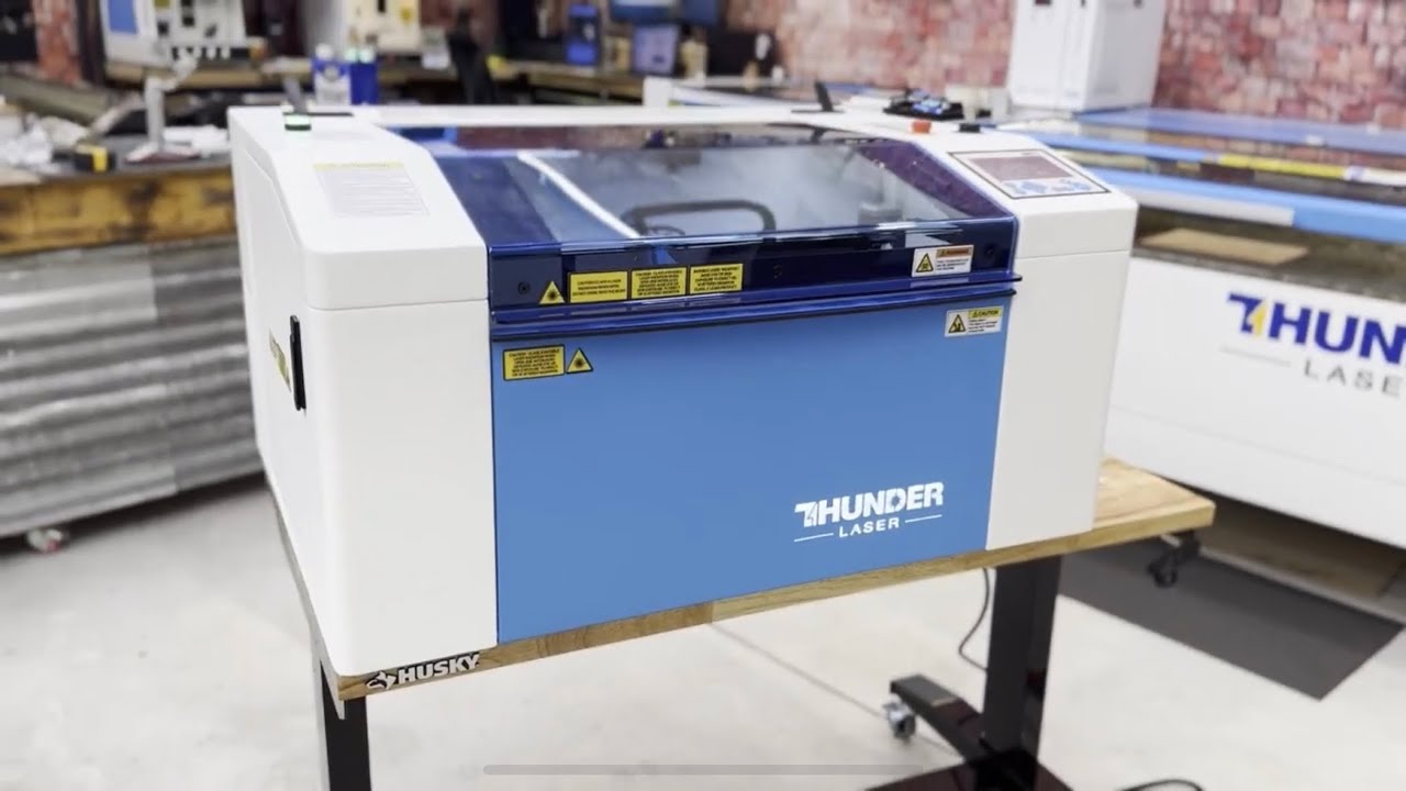 Thunder Laser Bolt: Taking A Desktop Laser To The Next Level - YouTube