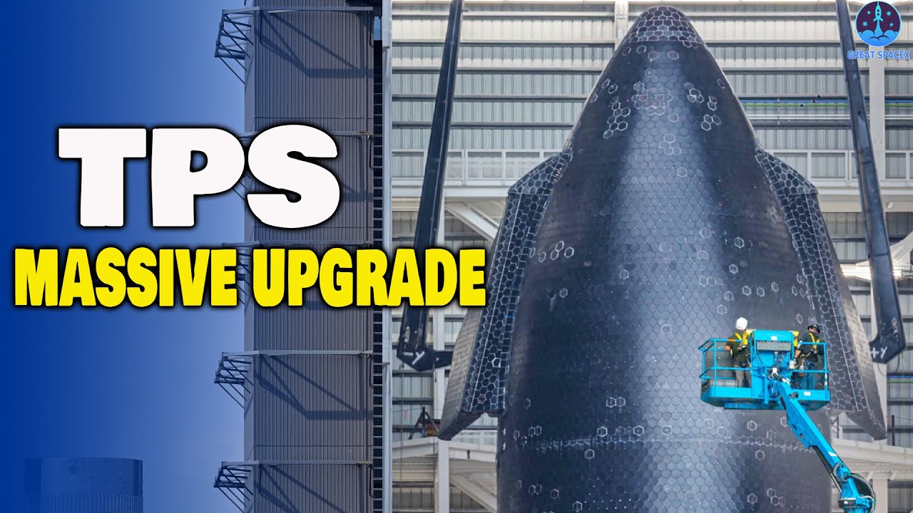 SpaceX Massive Upgrade On Starship Heat Shield Change Everything ...