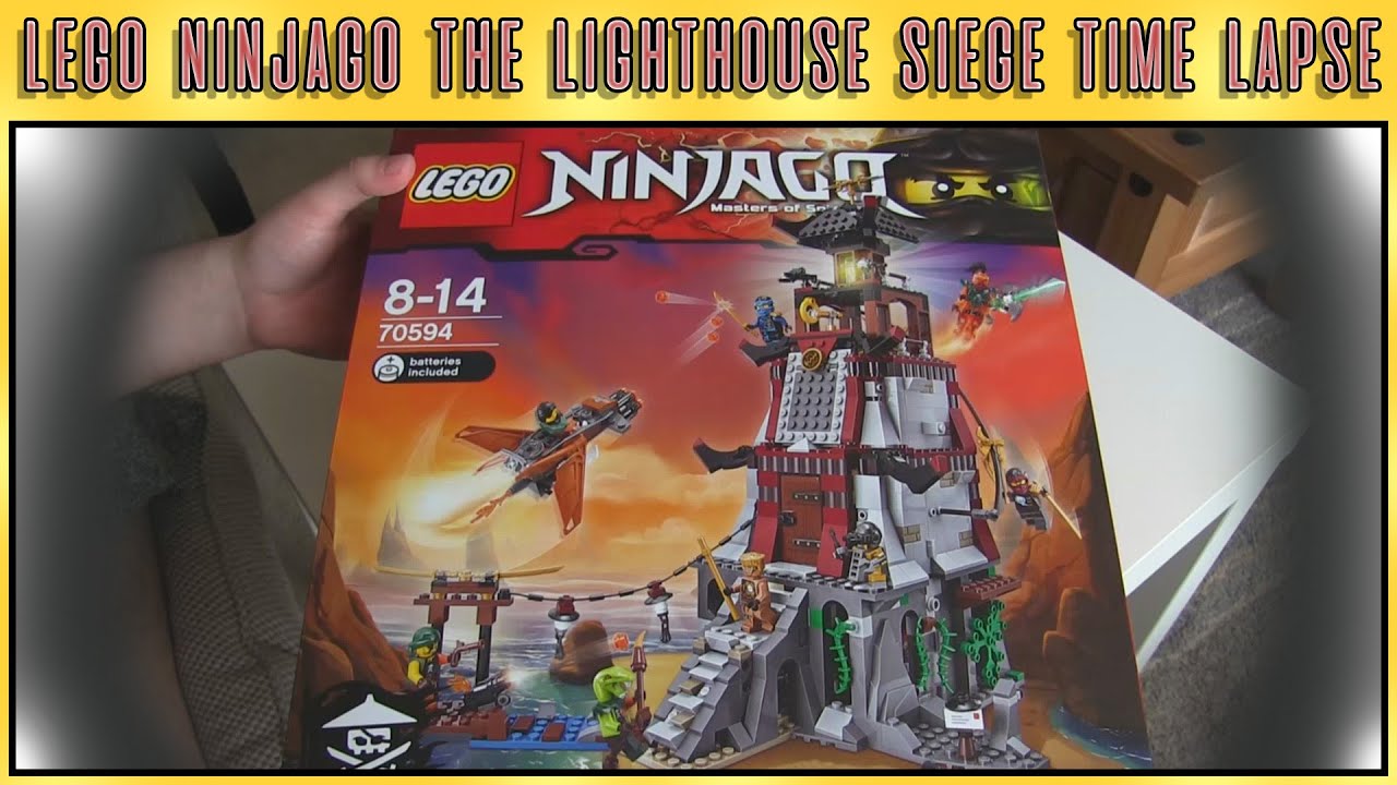 LEGO Ninjago 70594 Lighthouse Siege Time Lapse - YouTube