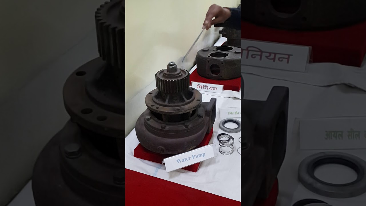 HHP Loco Water Pump components - YouTube