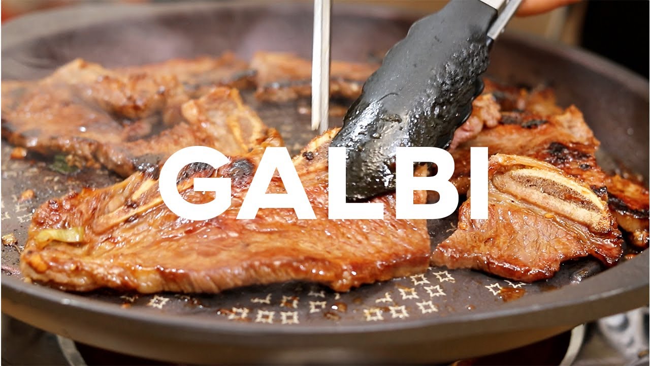 Galbi (Korean Beef Short Ribs) Recipe - YouTube