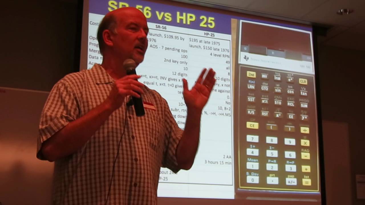 HHC 2016: In Praise of the SR-56 Calculator - YouTube