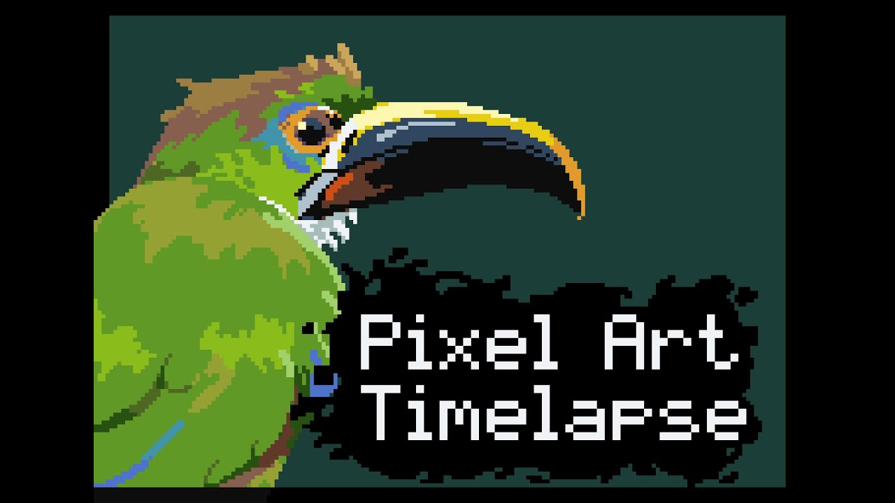 Toucan - Pixel Art Timelapse - YouTube