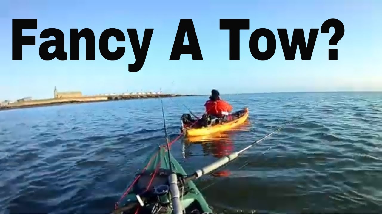 Fancy A Tow? Kayak Fishing, Newbiggin by the Sea, Northumberland ...