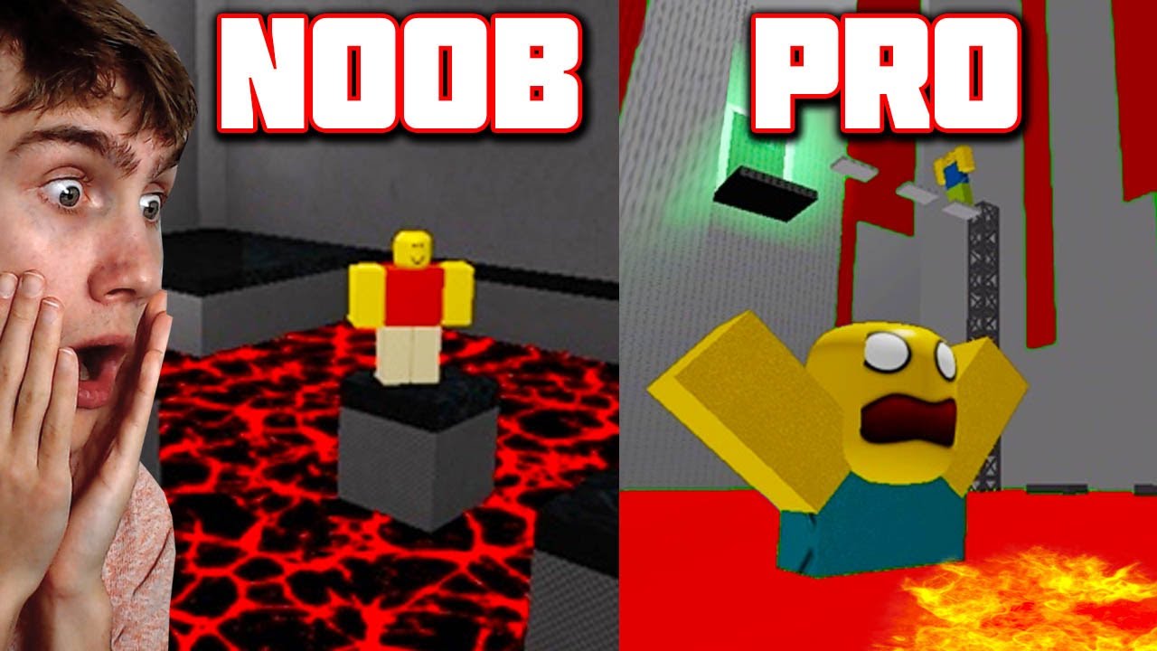 NOOB LAVA OBBY VS PRO LAVA OBBY! (Roblox) - YouTube