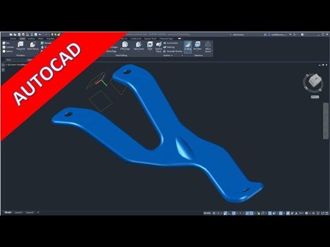 Fixture - Halter - Autocad 2020 Training - Part Design - YouTube