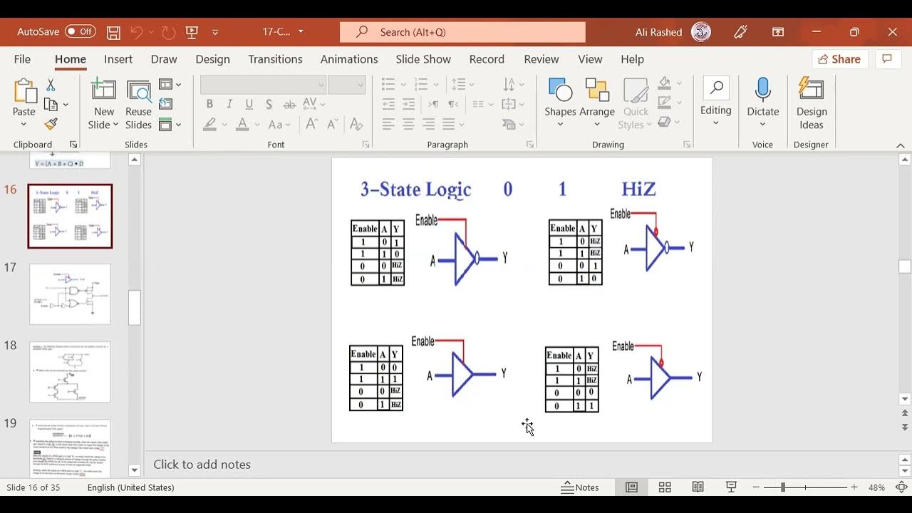 5 4 CMOS 3 state Logic - YouTube