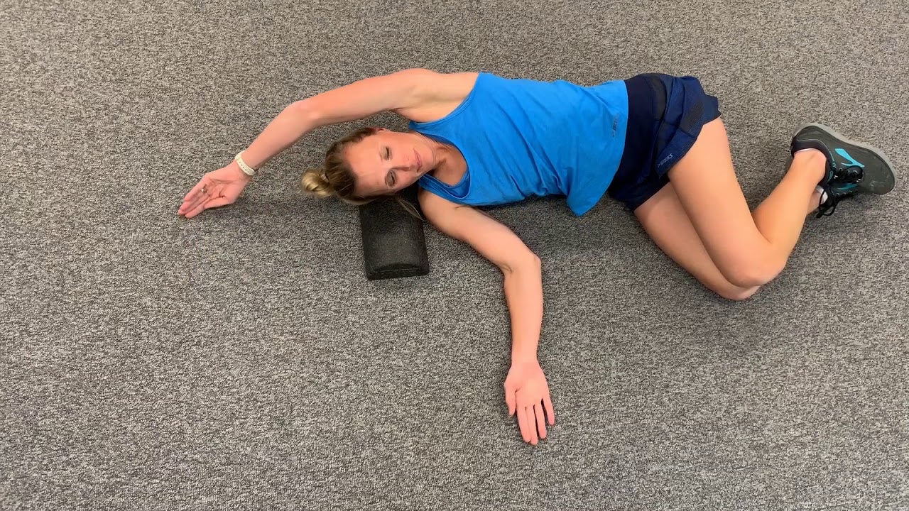 Sidelying Shoulder Sweeps - YouTube