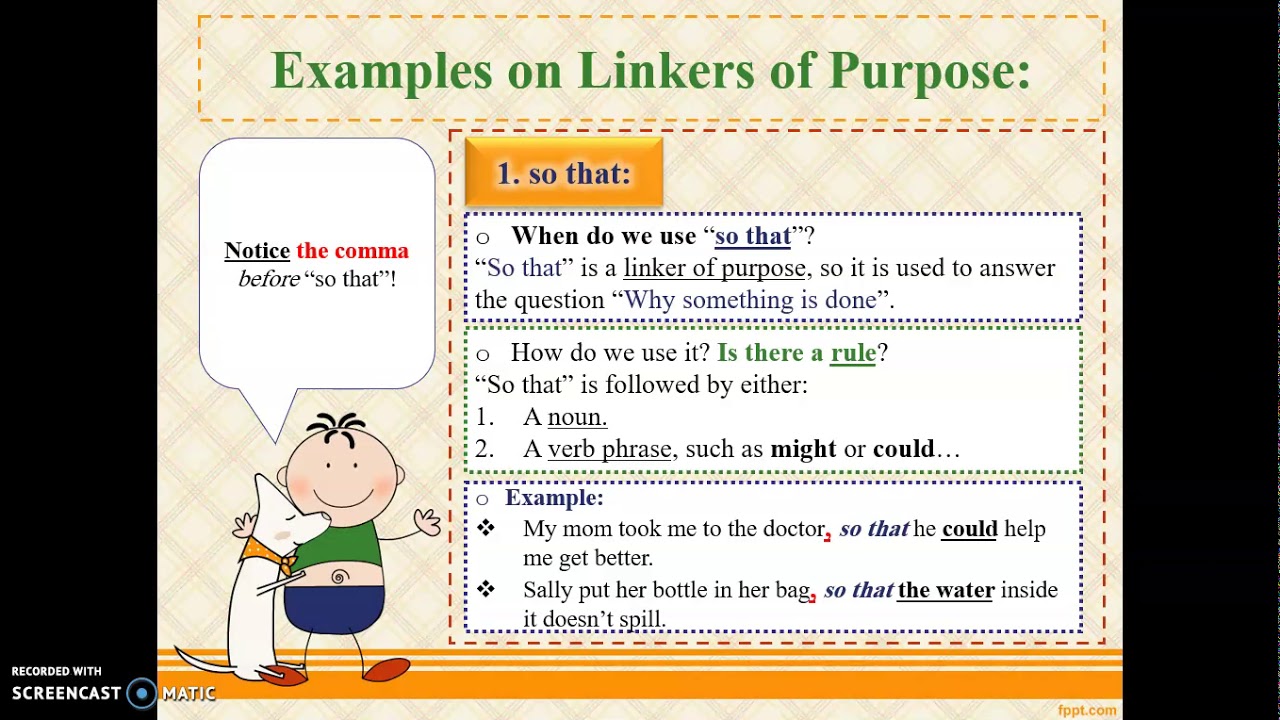 Linkers of Purpose - Fourth Grade - MES - YouTube