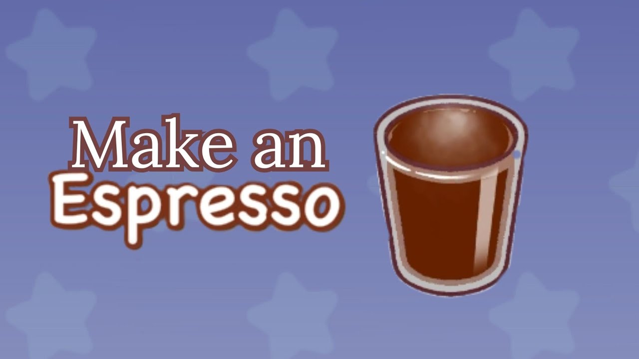 make an espresso in game good coffe |gcgc beta tutorial - YouTube