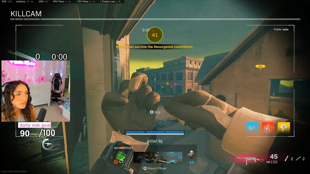 STREAMSNIPER MAKES FUN OF NADIA & THIS IS HER REACTION | BEST WARZONE ...