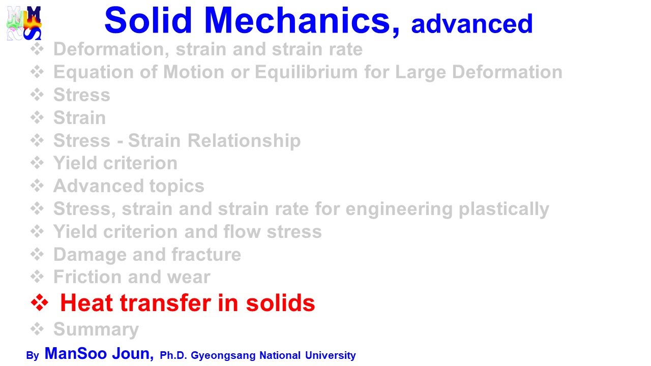 Heat transfer in solids [KOR] - YouTube