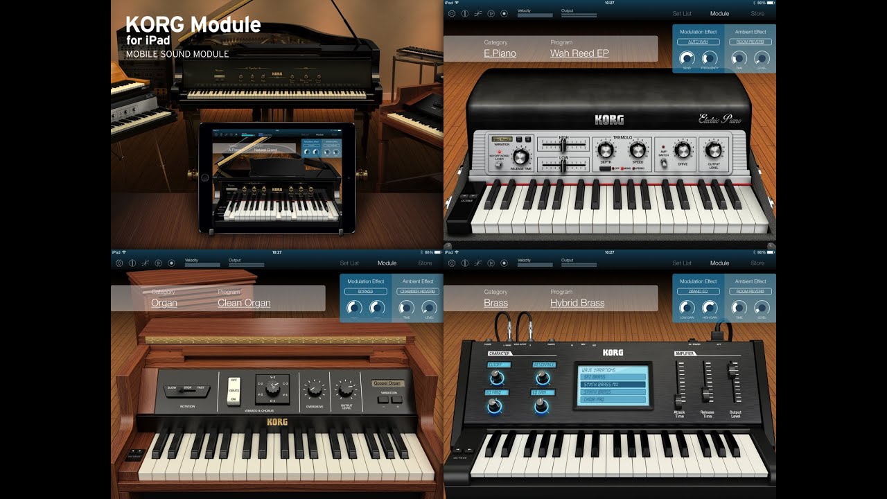 Korg Module - The Epic Guide for iPad - YouTube