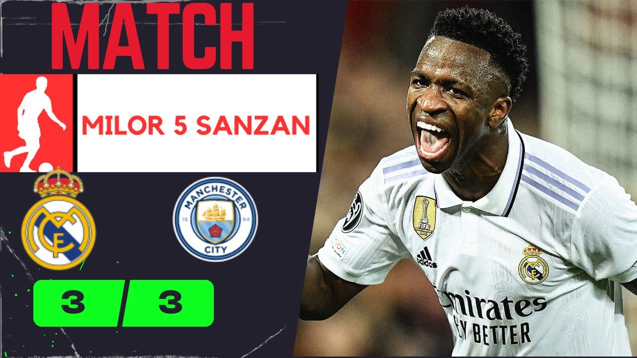 REAL MADRID vs MANCHESTER CITY 3-3 - YouTube