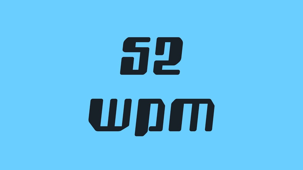 Monkeytype 52 WPM || ASMR - YouTube