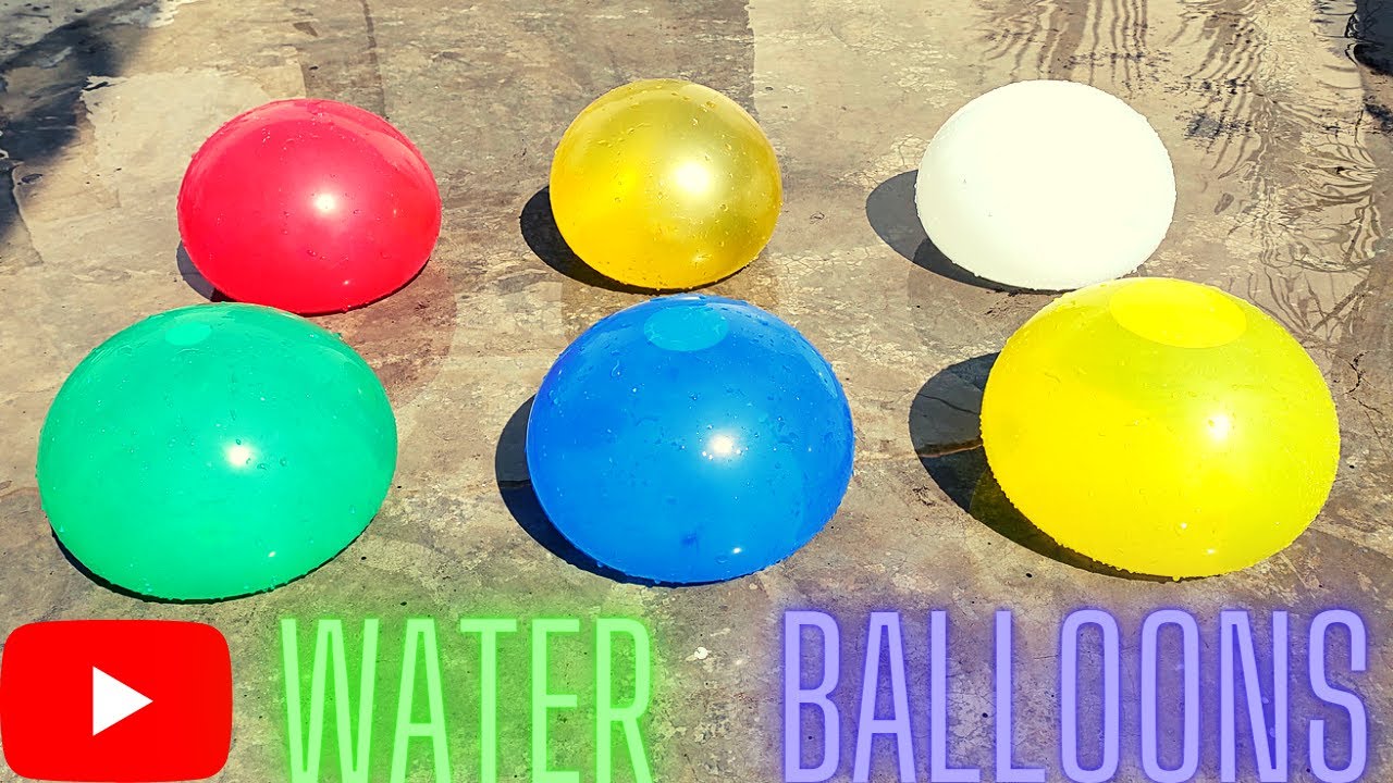 Fun Slow motion water balloons pop !! Balloon pop !! Episode - 138 ...