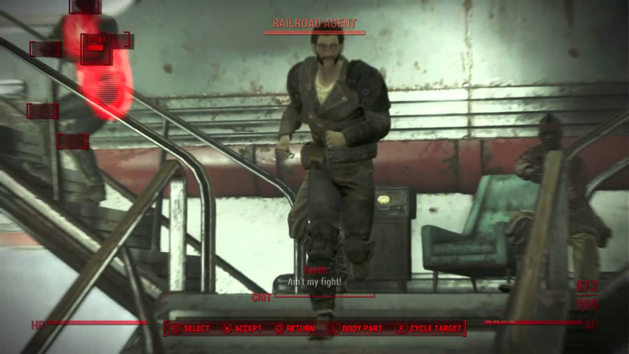 Fallout 4 Railroad Agents Hidden - YouTube