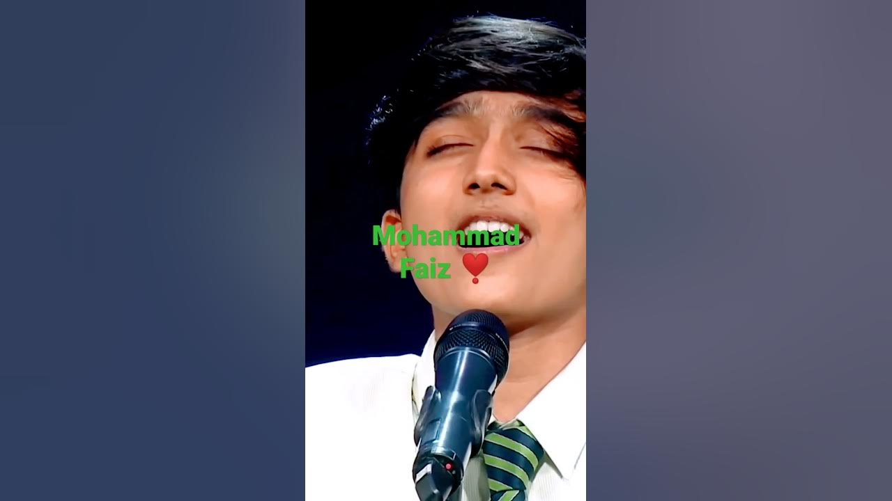 Mohmmad Faiz Indian Idol Faiz Indian Idol 2022 Youtube