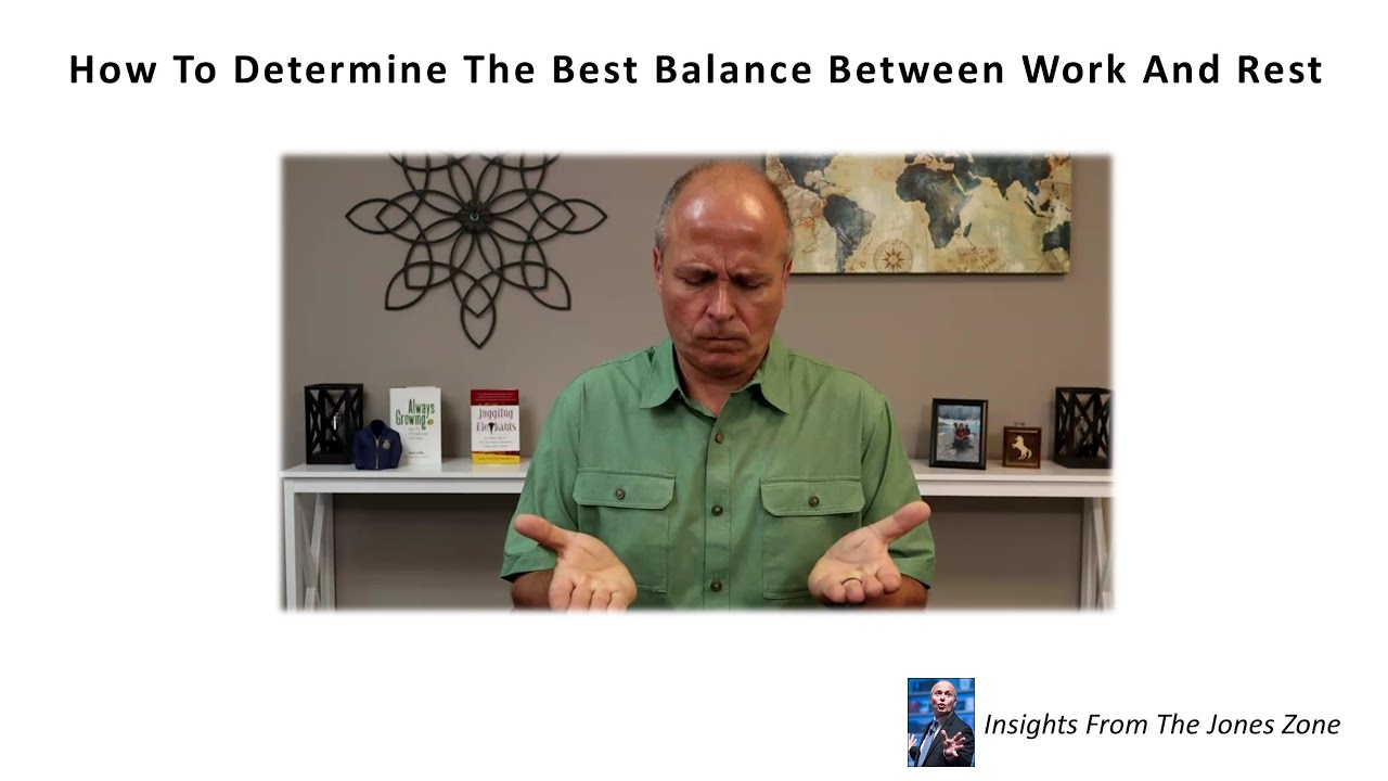 How To Determine The Best Balance Between Work And Rest - YouTube