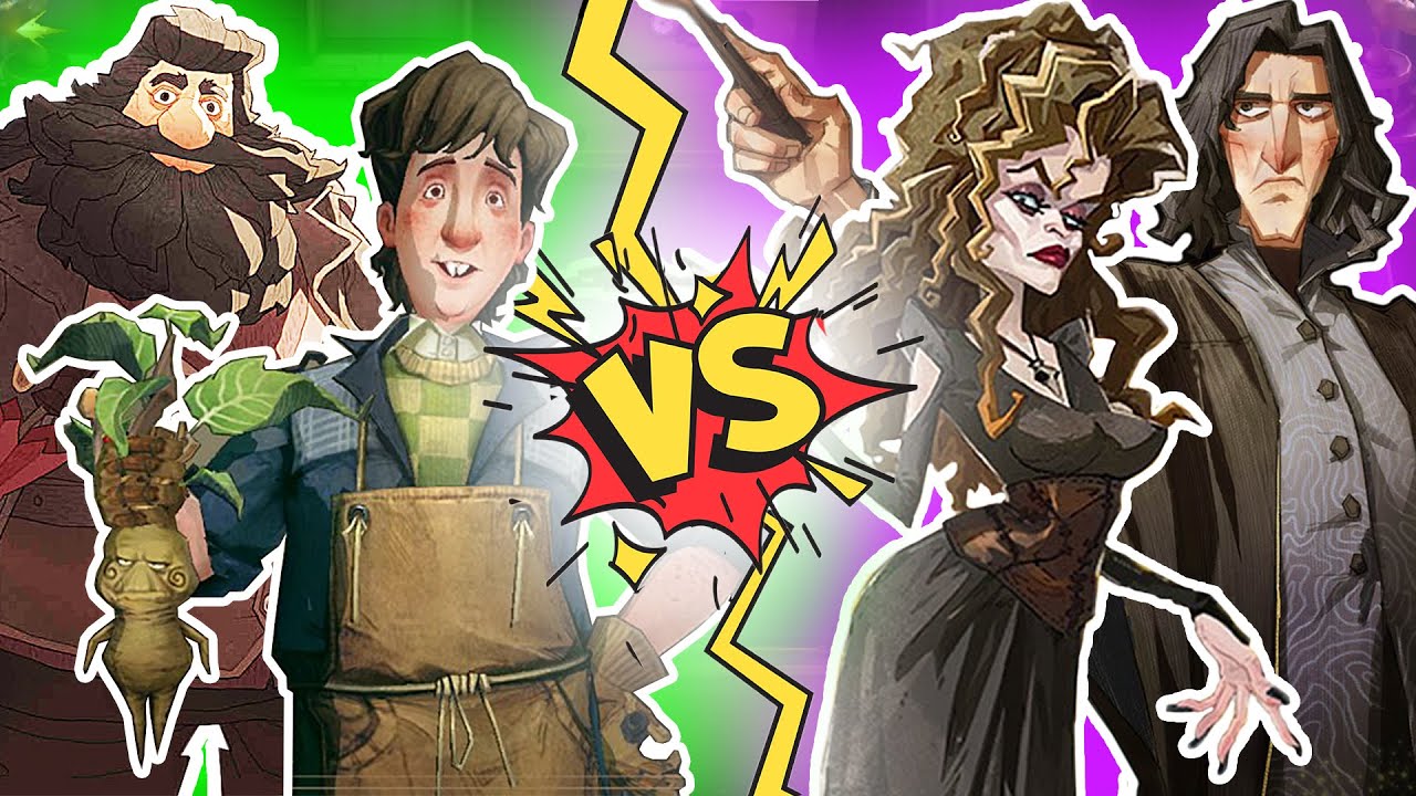 TOP PLAYERS DUO DUEL | HAGRID, NEVILLE vs SNAPE, BELLATRIX | Harry ...