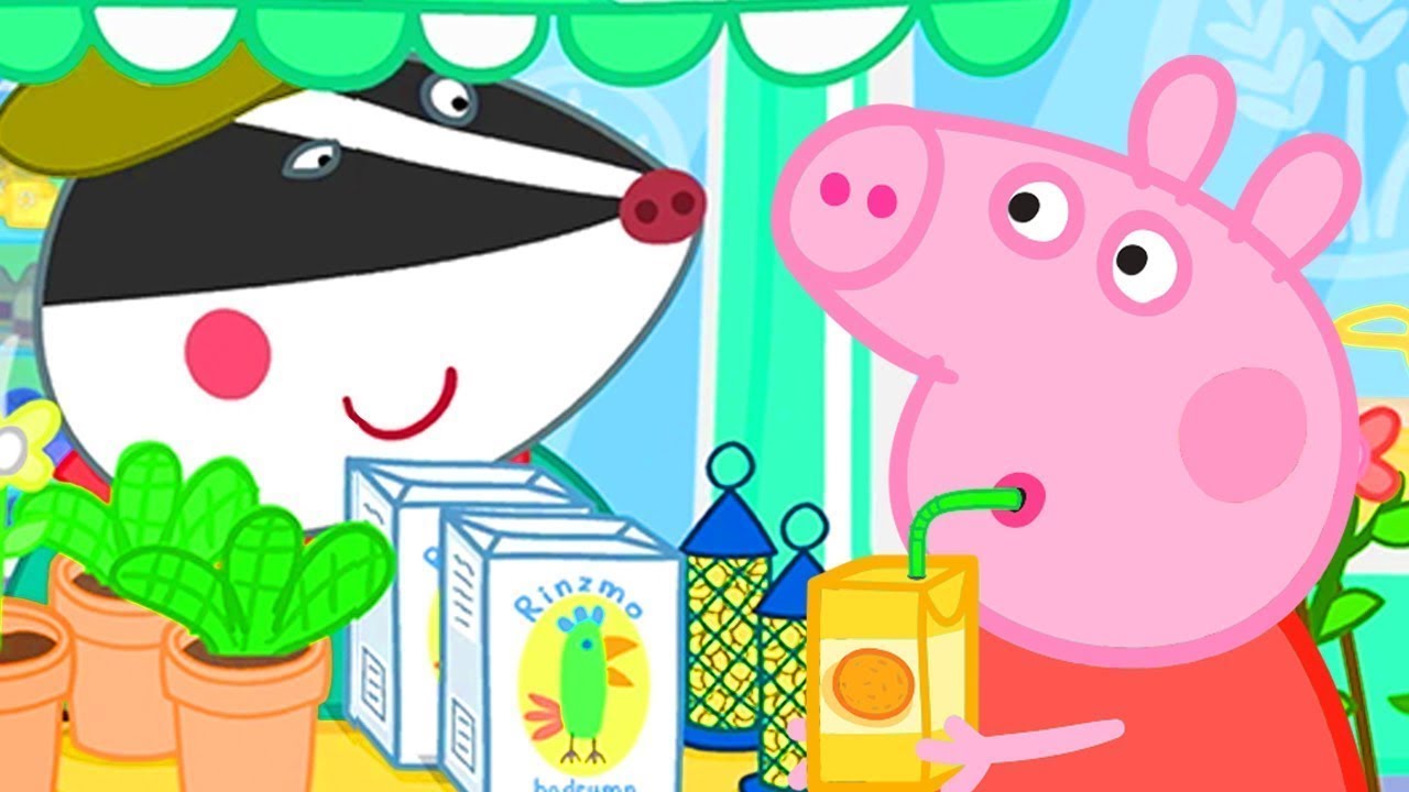 Peppa Pig Official Channel | Peppa Pig's Shopping Time at the Market ...